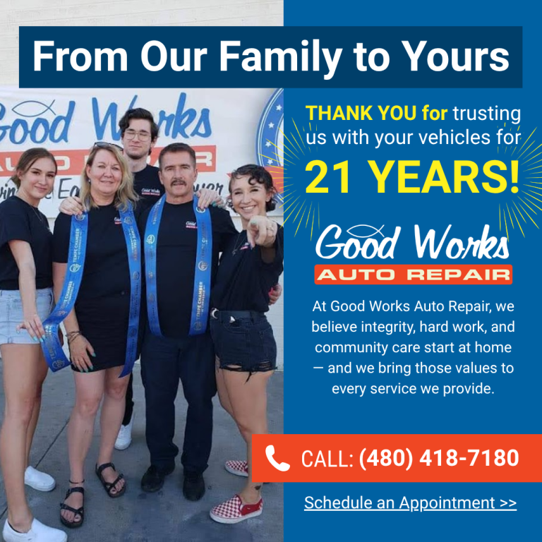 What's Happening at Good Works Auto Repair | Auto Repair Tempe